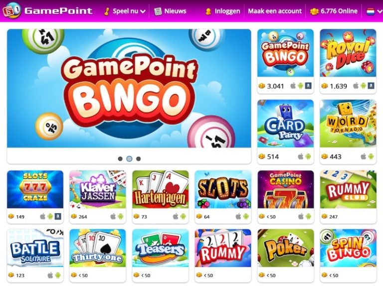 GamePoint Bingo - Leukste gratis bingo community van Nederland!